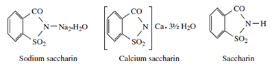 What's Chemistry.: Saccharin - Nonnutritive Sweeteners